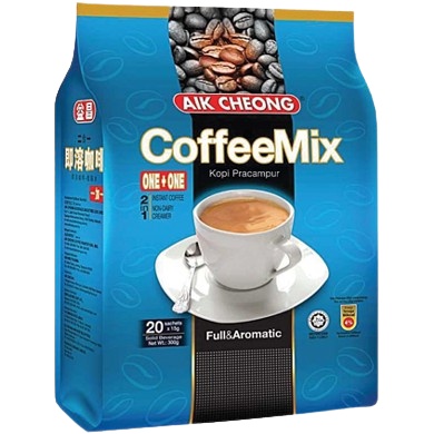 Aik Cheong Coffee Mix Full & Aromatic Brown (20s x 18g) No Sugar (18s x 15g) | Shopee Malaysia