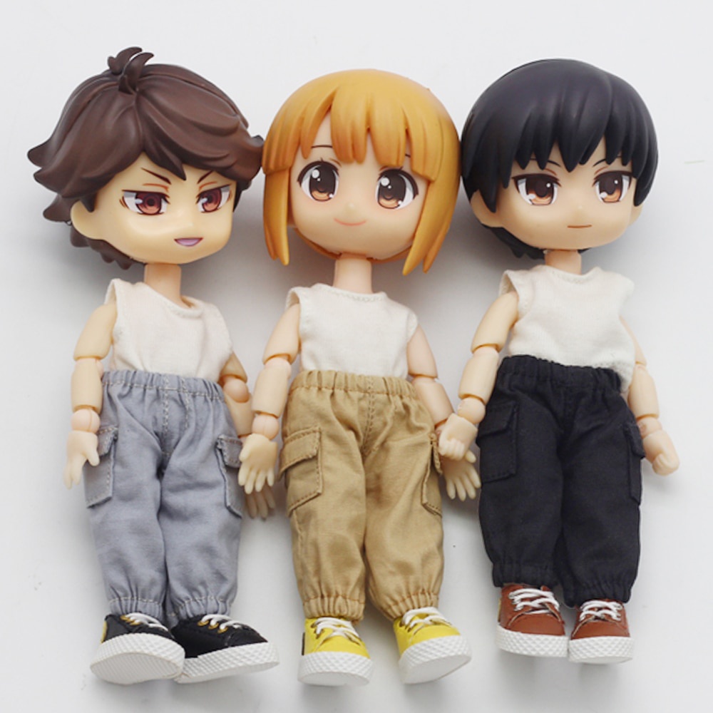 OB11 Pants Doll Casual Trousers 1/12 BJD Doll Clothes GSC Nendoroid Body9 Molly DOD YMY Obitsu11 ...