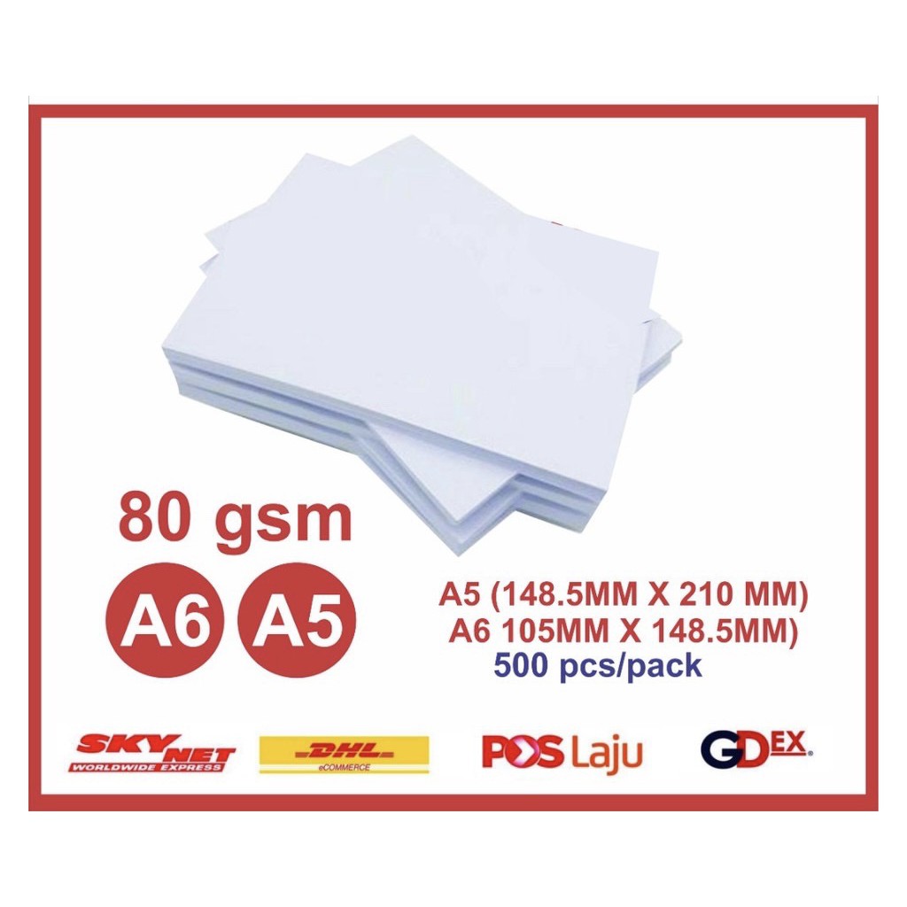 80gsm A5/A6 Paper / Consignment Notes/Shipping Paper/Label Paper/AWB ...