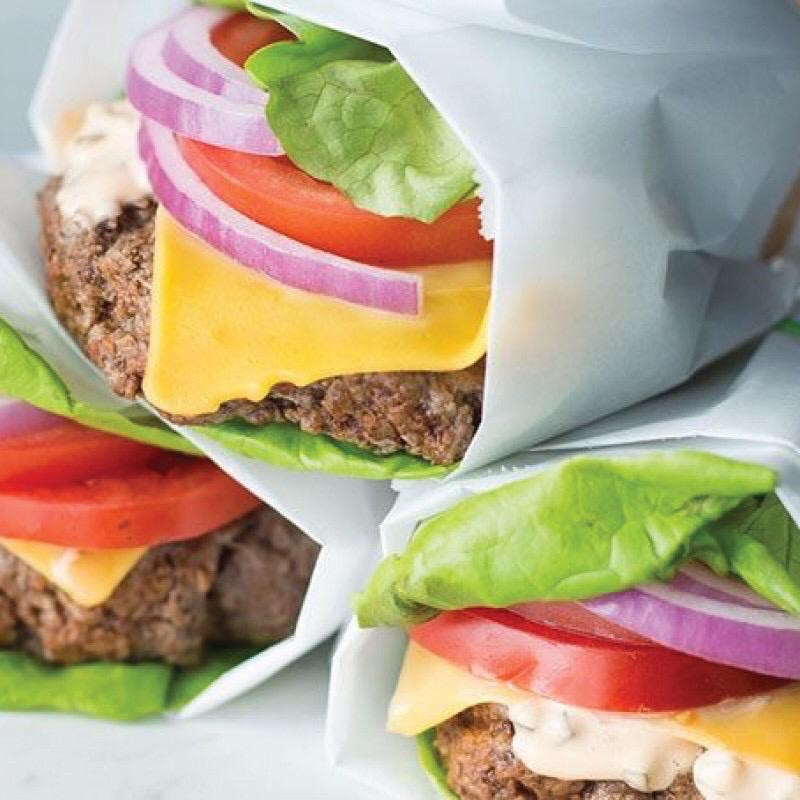 TAPAU - 100PCS ( PLAIN ) WHITE PAPER BURGER / WHITE SANDWICH WRAPPER ...