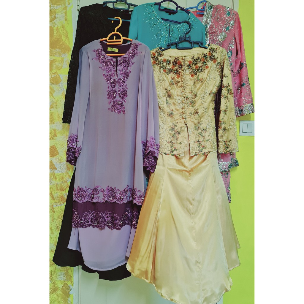 PRELOVED BAJU KURUNG KEBAYA MODEN LACE LABUCI BERKUALITI HARGA MURAH ...