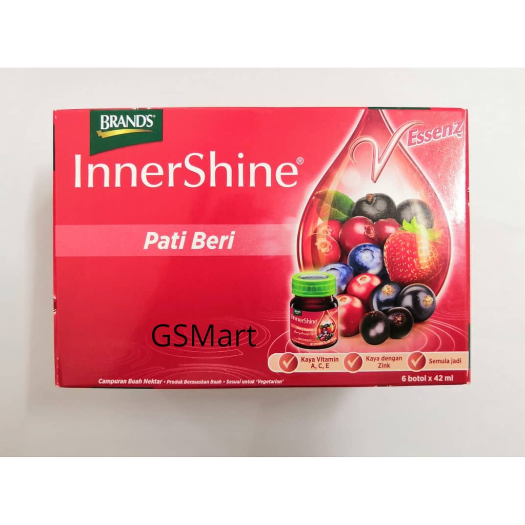 BRANDS InnerShine Berry / Prune Essense / Lutein / Mato Bright / 12 / 6 ...