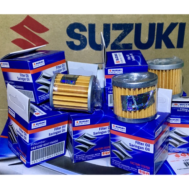 Suzuki oil filter made in indonesia for Axelo, Xbike, Viva fi, Gd110 ...