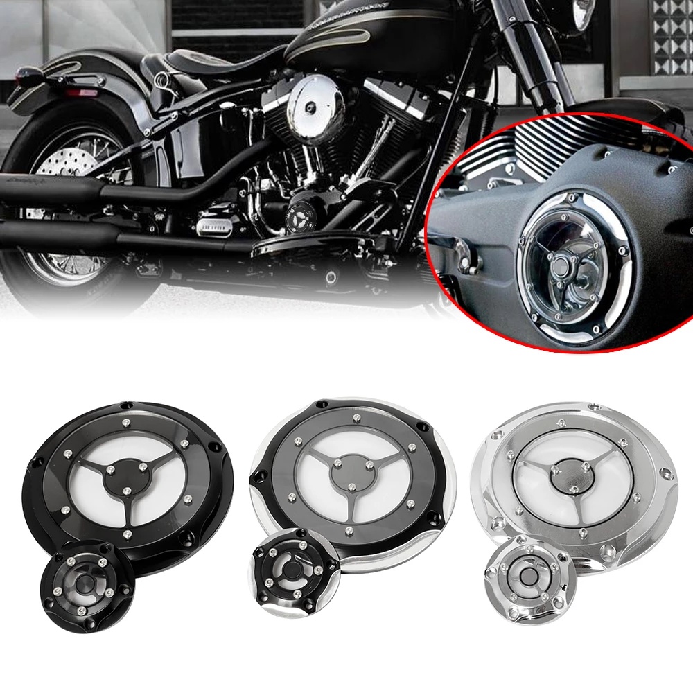 Motorcycle 5 Holes Derby Timing Timer Cover CNC Engine Cover For Harley ...