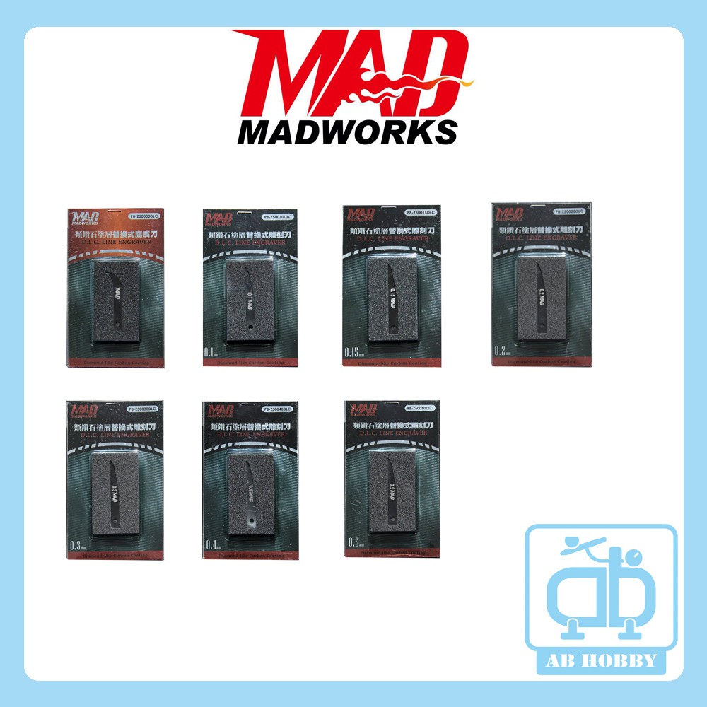 Madworks DLC Chisel (panel line scribing for plastic model) | Shopee ...