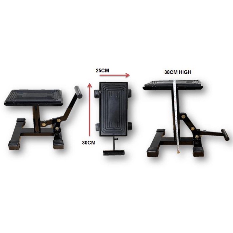 PADDOCK STAND Heavy Duty Portable Jack Lift Motorcyle Lift Motor ...