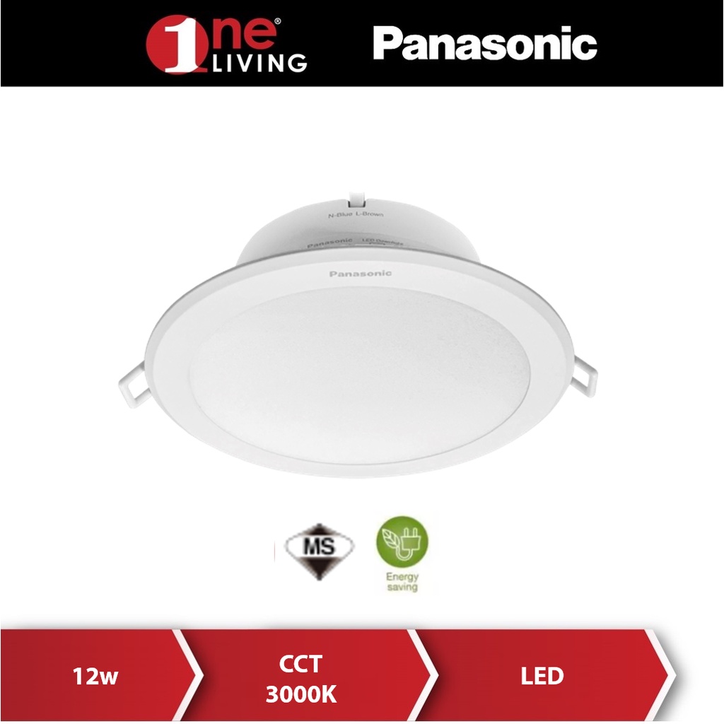 Panasonic Downlight NNNC7581505 12W WW M12 | Shopee Malaysia