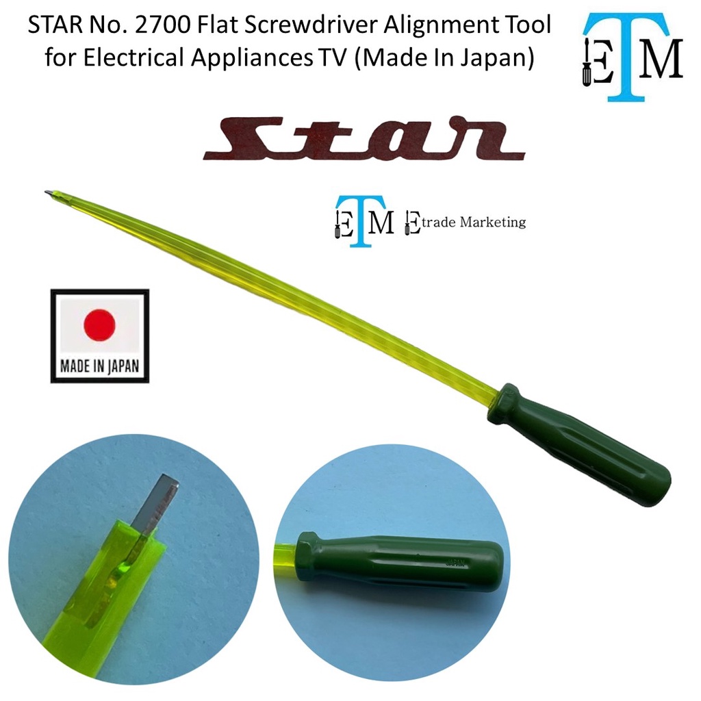Star No. 2700 Flat Screwdriver Alignment Tool for Electrical Appliances ...