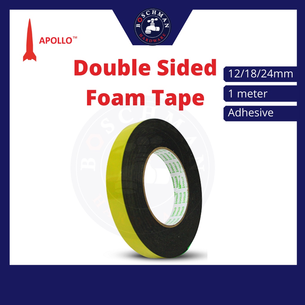 Apollo Double Side Tape Foam Tape Double Side Foam Tape Double Tape ...
