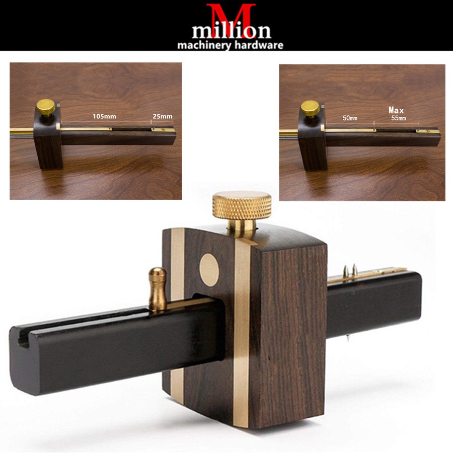 MuJingFang 6inch 6" Mortise Gauge Woodworking Line Marking Scriber ...