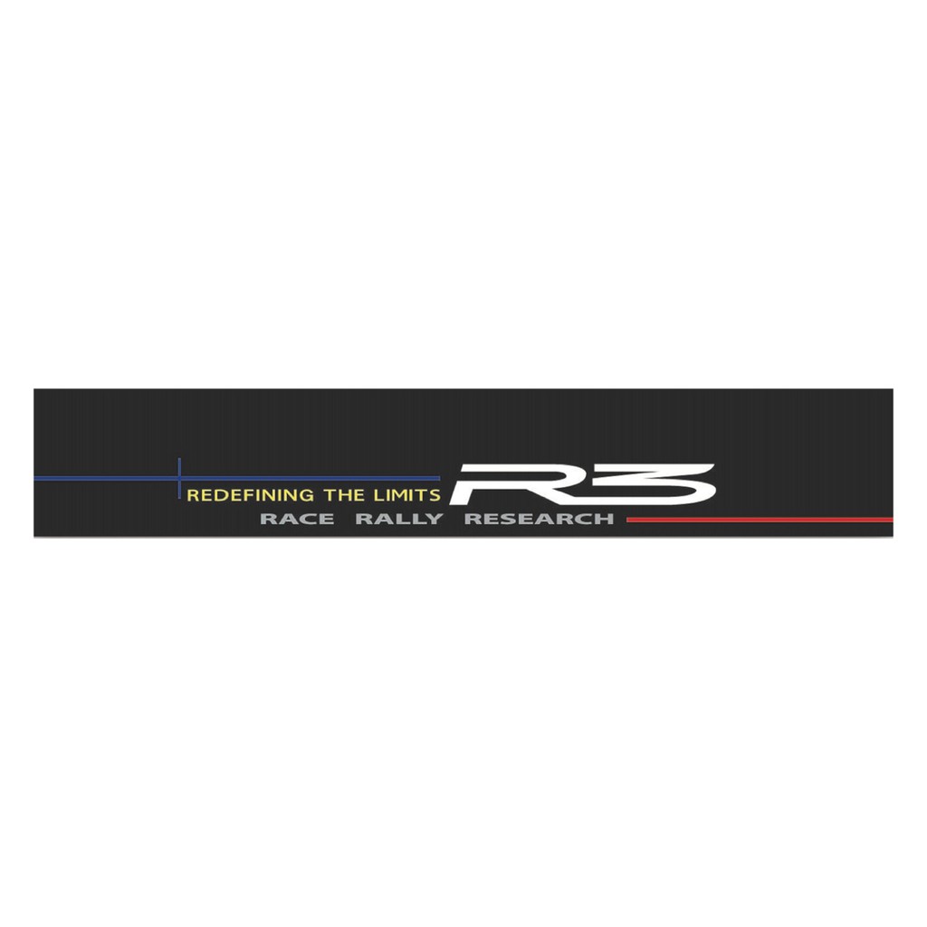 R3 PROTON Front Windshield Sticker / Sticker Tampal Cermin Depan Kereta ...