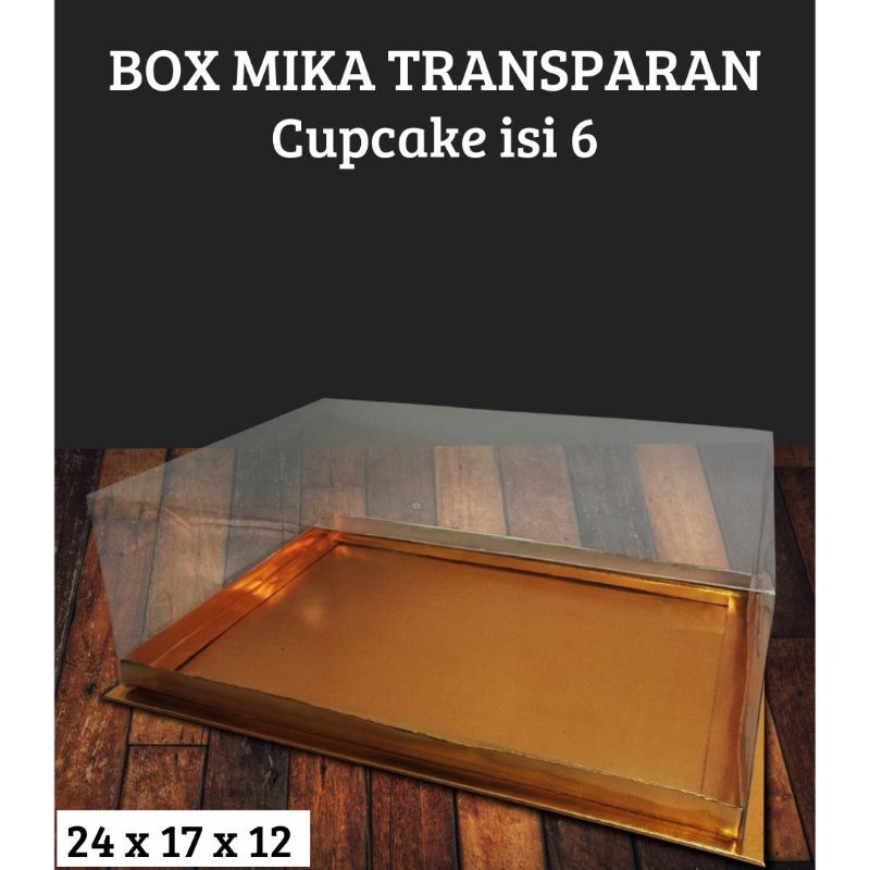 Cupcake Box Contents 6 / 24 x 17 x 12 cm / Box Hampers Mika Box Mika ...