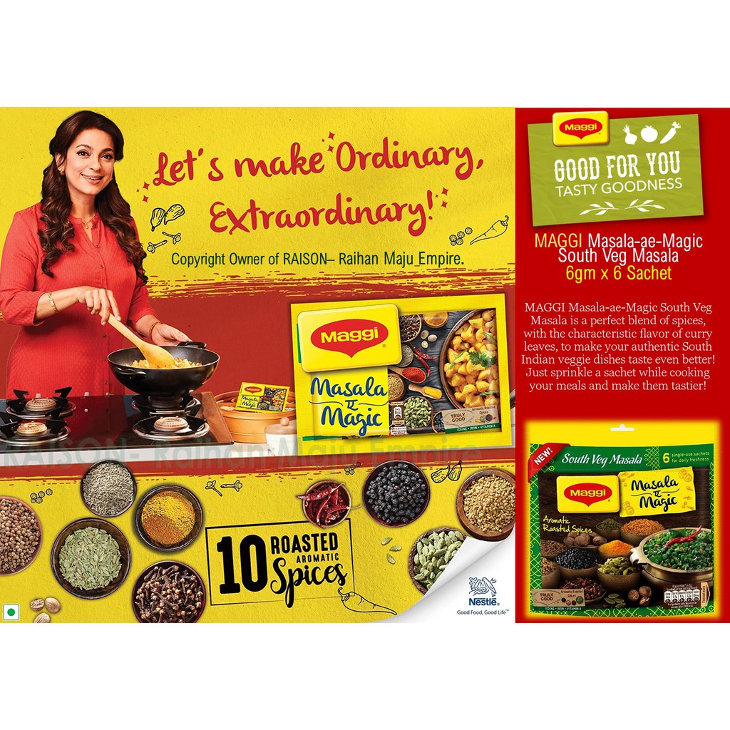 MAGGI Masala-ae-Magic South Veg Masala 6gm x 6 Sachet =36gm Aromatic ...