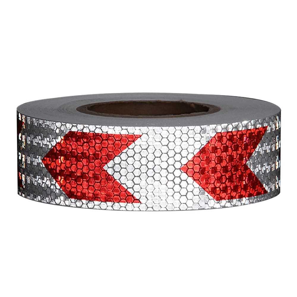Arrow Safety Warning Conspicuity Reflective Tape Strip Sticker (Silver ...