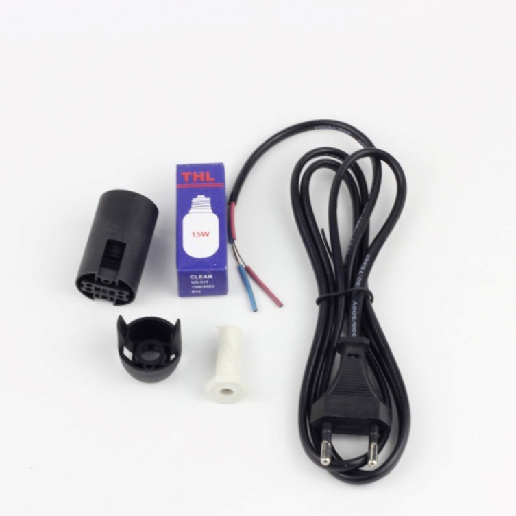 SERI AISHAH Wayar Lampu Garam Bukit Cable Himalayan salt lamp Cable standard cable dimmer socket ...