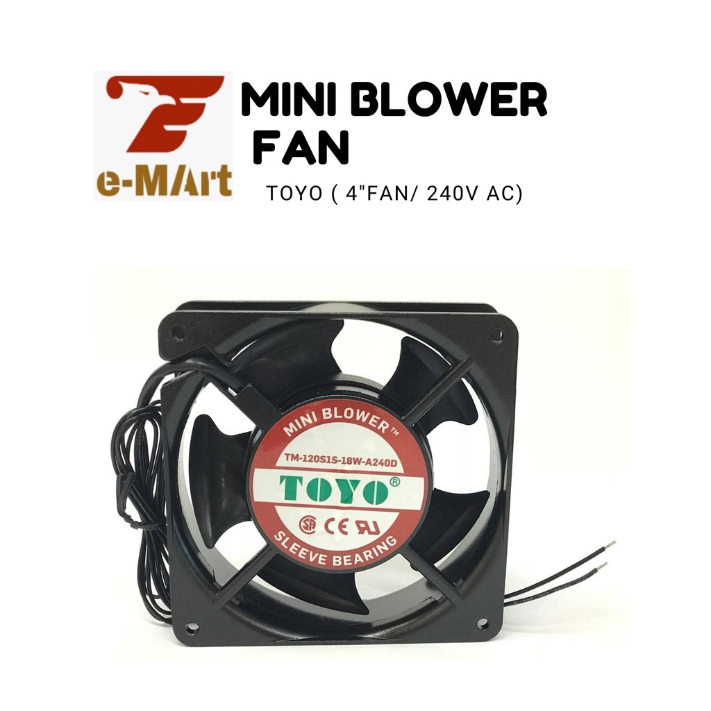 TOYO 4” Blower Fan (240V AC) [ READY STOCK] | Shopee Malaysia