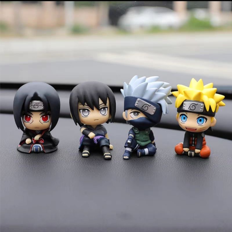 Naruto Car Decoration Naruto Figure Kakashi Sasuke Itachi Naruto Kereta ...