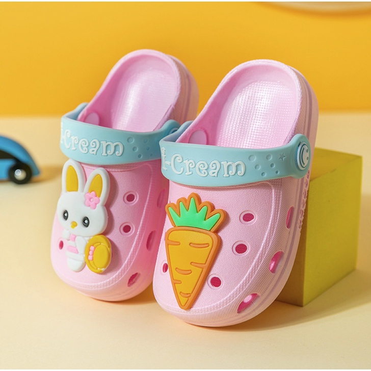🐘Boo&Bub🐘 Kids Cartoon Crocs Shoe | Summer Slippers Flipflop Casual ...