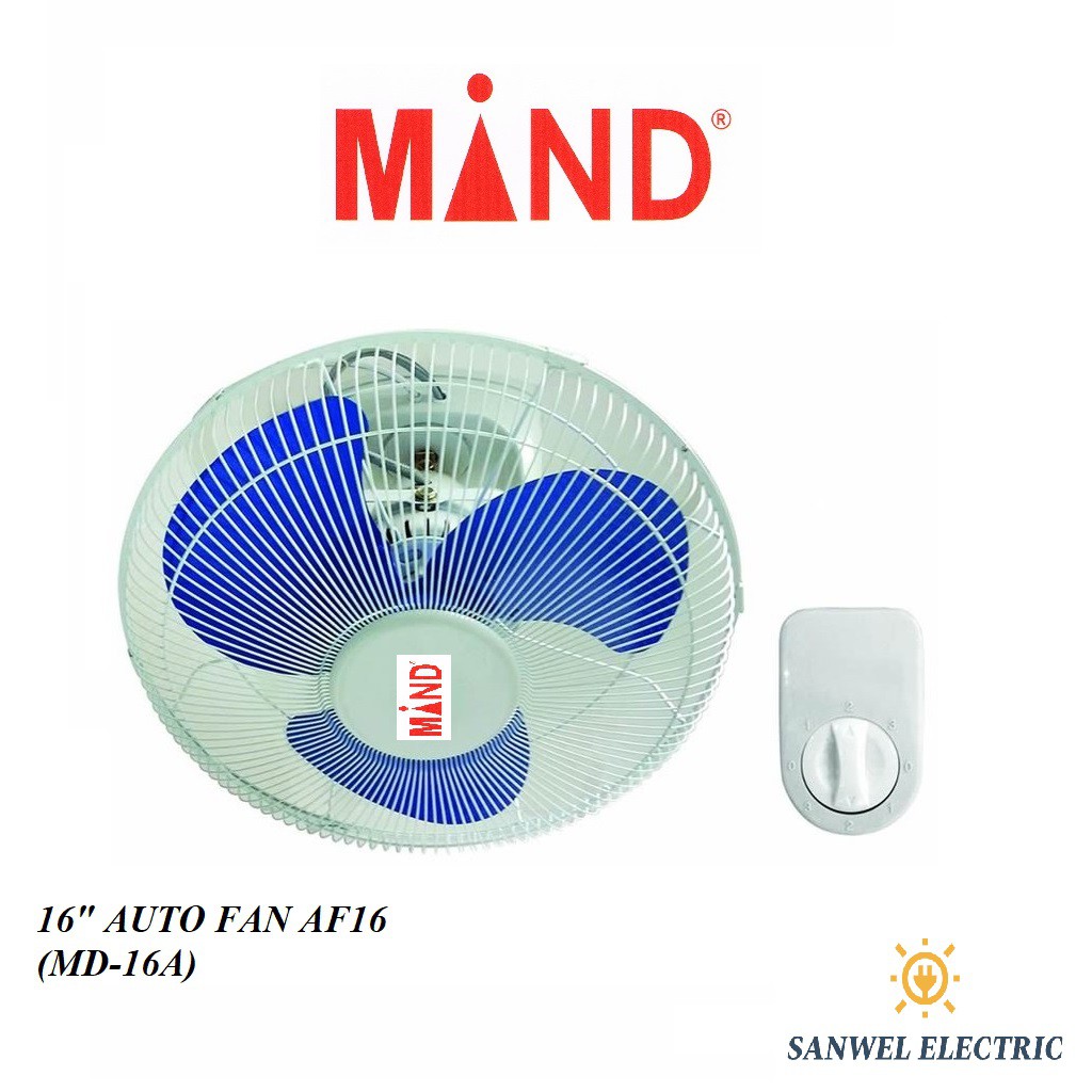MIND 16" Auto Fan AF16 (MD-16A) (1 YEAR WARRNATY) (JKR APPROVAL ...