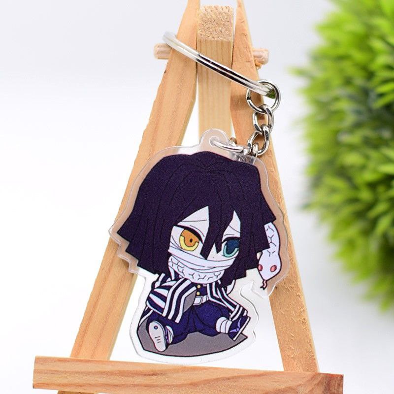 BA Demon Slayer Acrylic Keychain Anime Quality Tanjiro, Nezuko, Zenitsu ...