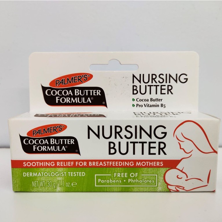 PALMER'S COCOA BUTTER FORMULA WITH VITAMIN E NURSING BUTTER 30G (EXP:01 ...