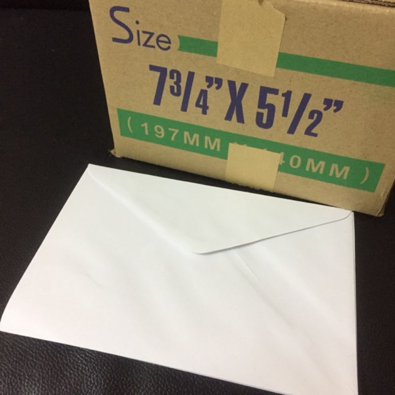 WHITE ENVELOPE / Sampul Kad Kahwin (197MMX140MM) (500pcs/1box) | Shopee ...