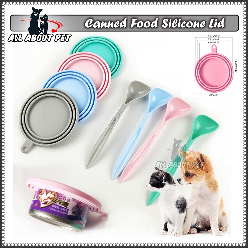 【Ready Stock】Pet Can Lid Cover Can Cover Cat Silicone Reusable Seal ...