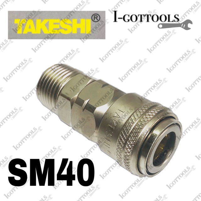 TAKESHI 1/2 Male BSPT Pneumatic Air Compressor Hose Quick Coupler ...