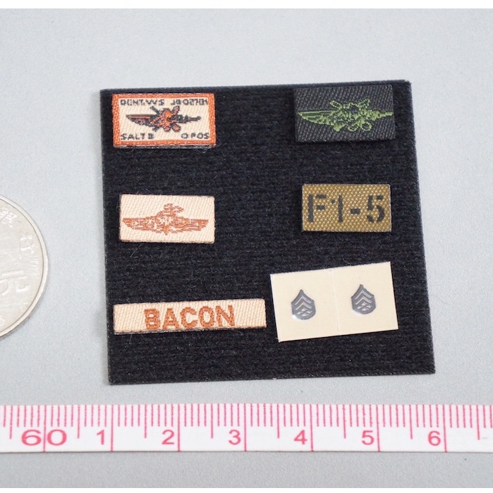 [Ready Stock] 1/6 Scale Military Uniform Patches Badges EASY&SIMPLE ES ...