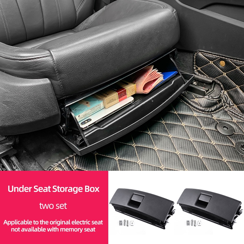 BETTERHUMZ Retrofitting Electric Seat Drawer Storage Under Seat Storage Box For Audi A3 A4 A5 ...