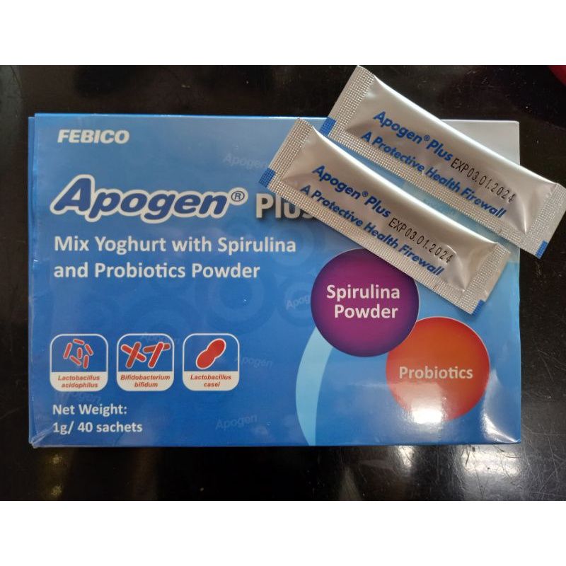 (New Enhanced Formula)Apogen Plus (Trial packs) Exp Jan 2024 | Shopee ...