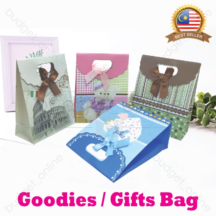( 1 SET 12 PCS ) Goodies Bag Kahwin Gifts Bag Event Doorgifts Party ...