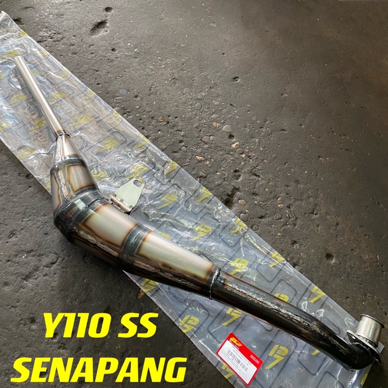 GL RACING OPEN PIPE EXHAUST OP , SENAPANG , PIPE ON YAMAHA Y110 SS SS2 ...