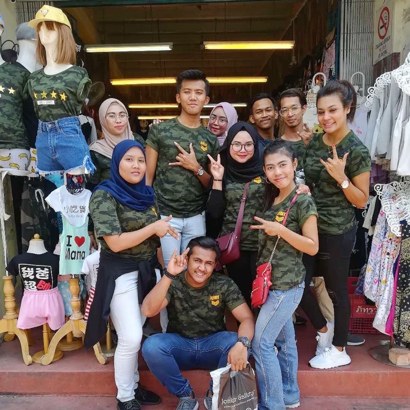 Baju army askar lelaki&perempuan cotton t-shirts | Shopee Malaysia