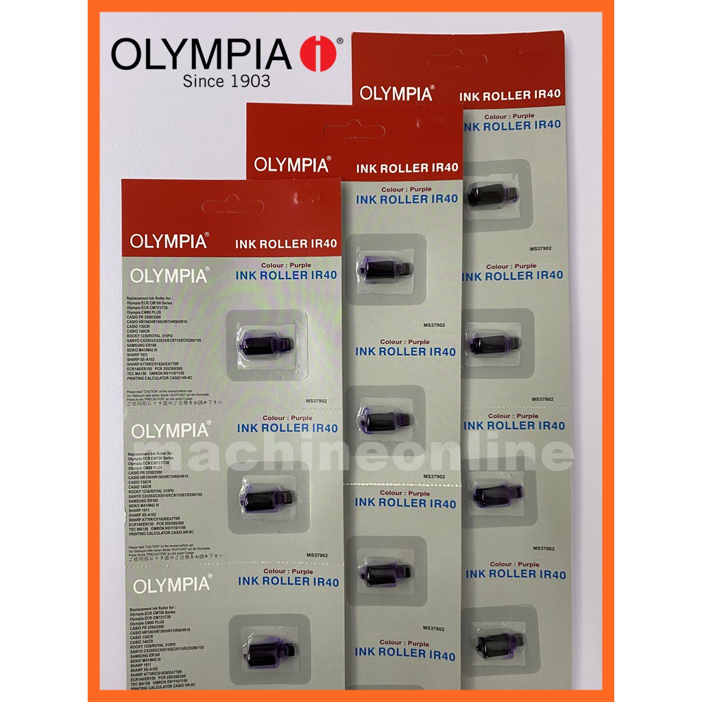 5 units Sharp Olympia Cash Register Ink Roller IR-40 | Shopee Malaysia