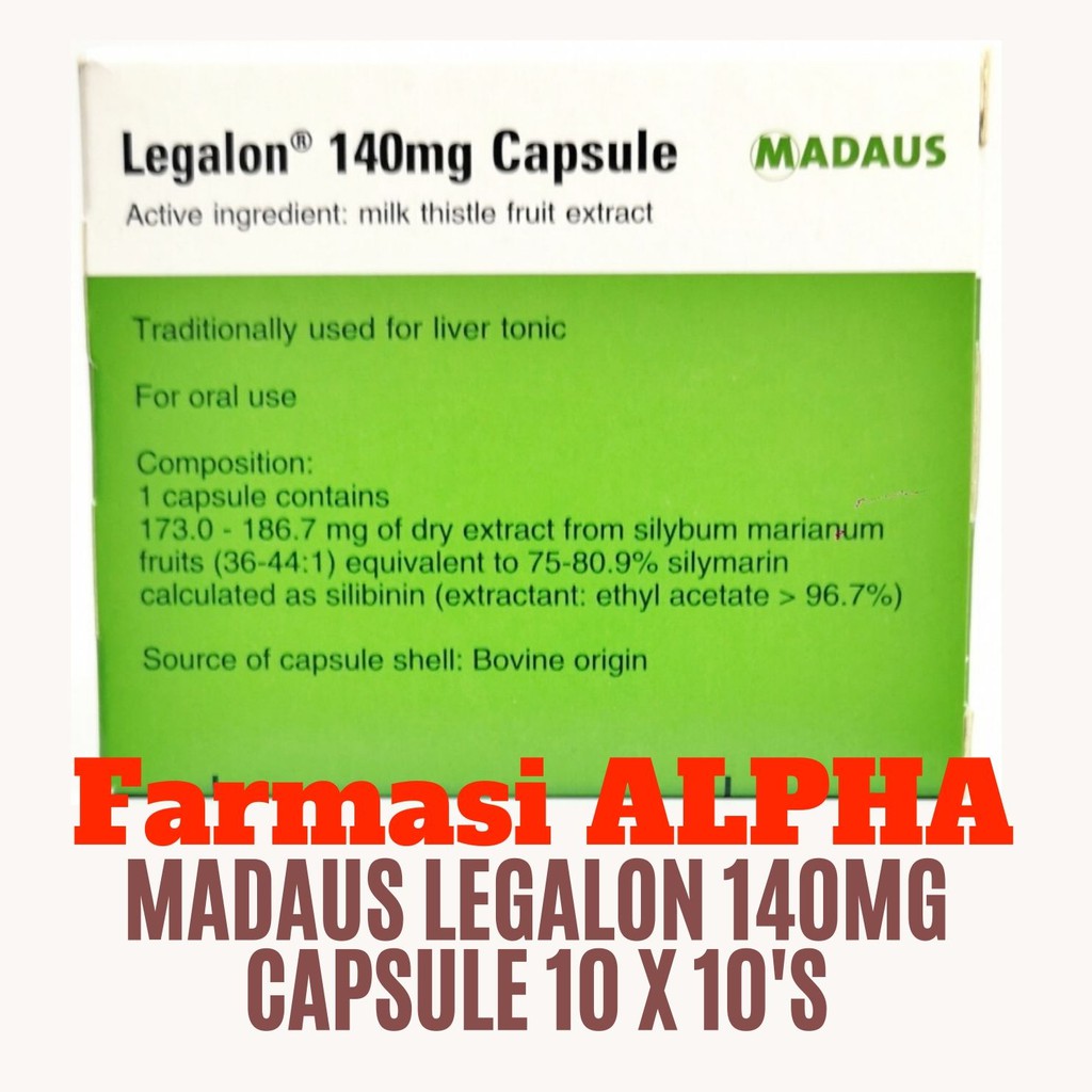 Madaus Legalon 140mg Capsule 10 x 10's (Expired: 03/2024) | Shopee Malaysia