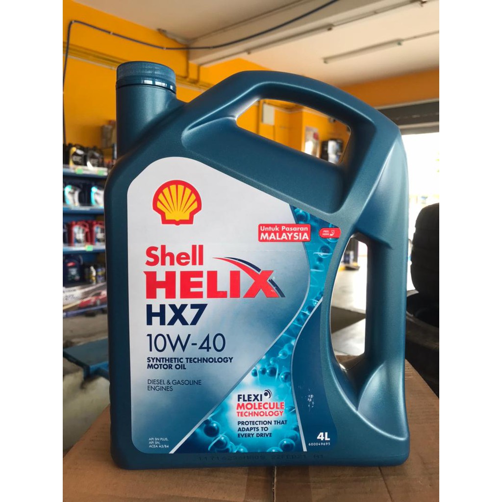 ORIGINAL - SHELL HELIX HX7 10W-40 (4L) | Shopee Malaysia