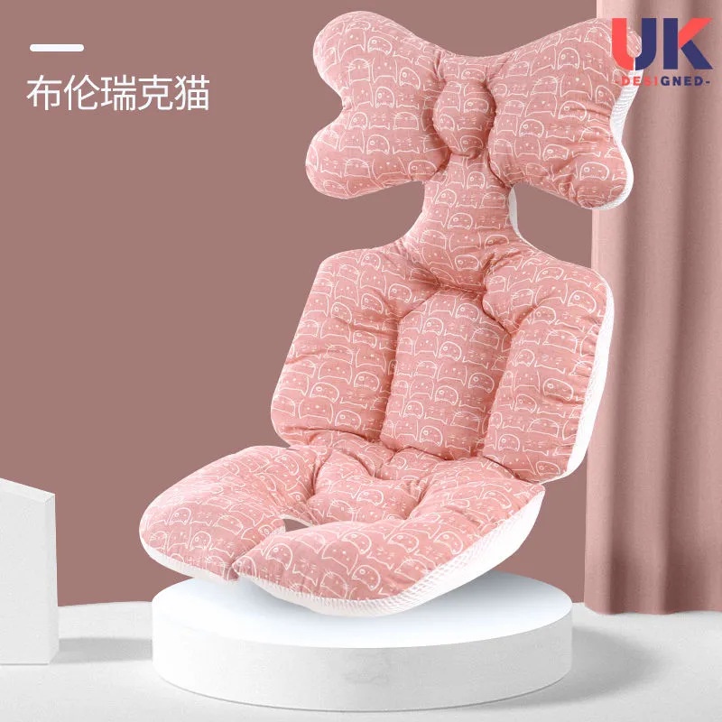Baby Stroller Cushion Baby Car Seat Chair Cushion Soft Head Neck Body ...
