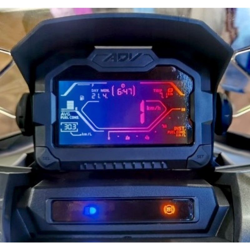 HONDA ADV 150 TINTED METER TITANIUM & BLACK | Shopee Malaysia