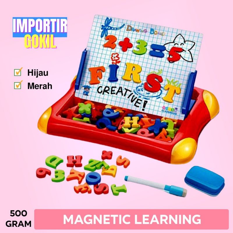 Magnetic BOARD LEARNING CASE FIRST/SECOND CLASSROOM SCHOOL MAGNETIC ...