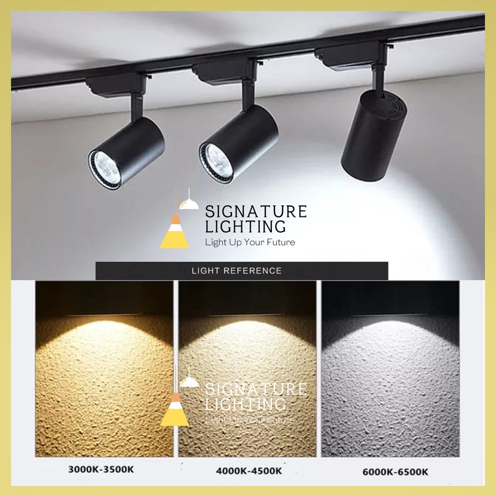 Track light [ Set ] Led With 2 Meter Rail Track + 4 Led Track Light 12w ...