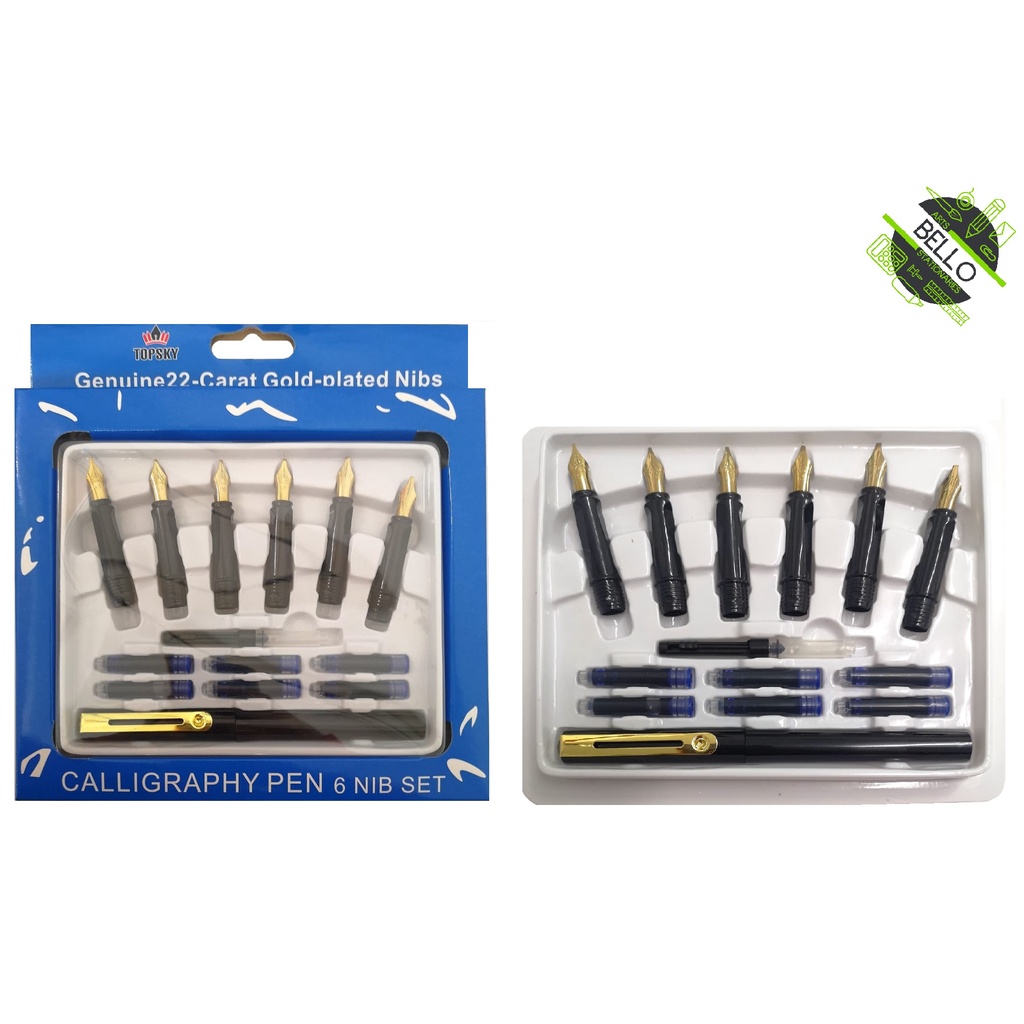 PA Calligraphy Pen 6 Nib Set | Shopee Malaysia