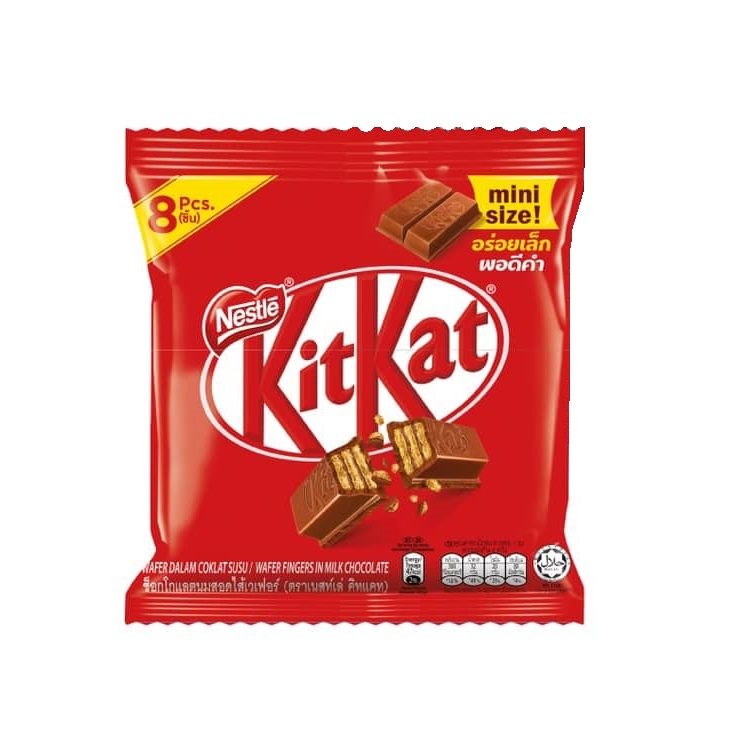8x9g Packs Nestle KitKat / Kit Kat Wafer Fingers Mini Size Milk ...