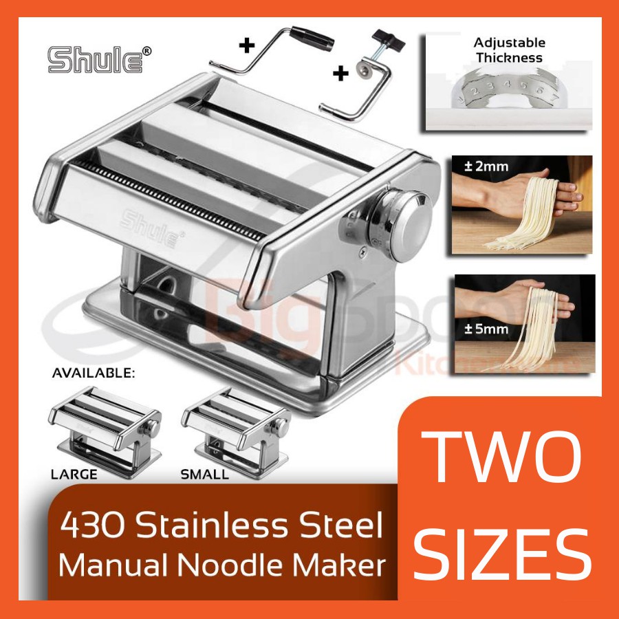 SHULE Premium Noodle Maker Machine in Stainless Steel Manual Use for ...