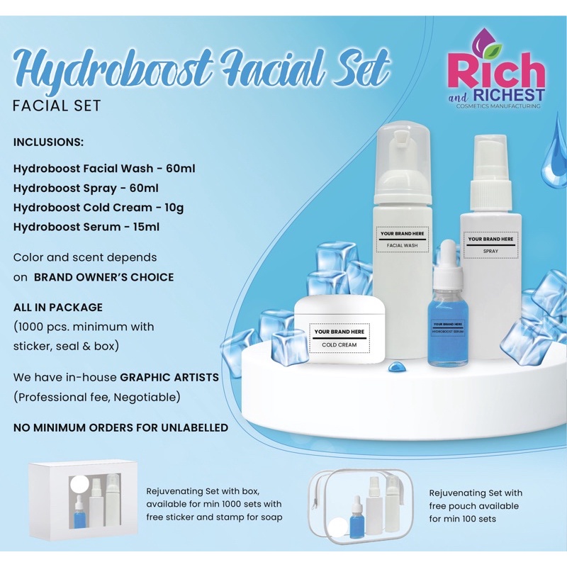 Rich and Richest Hydroboost Facial Set With Cooling Effect | Shopee ...