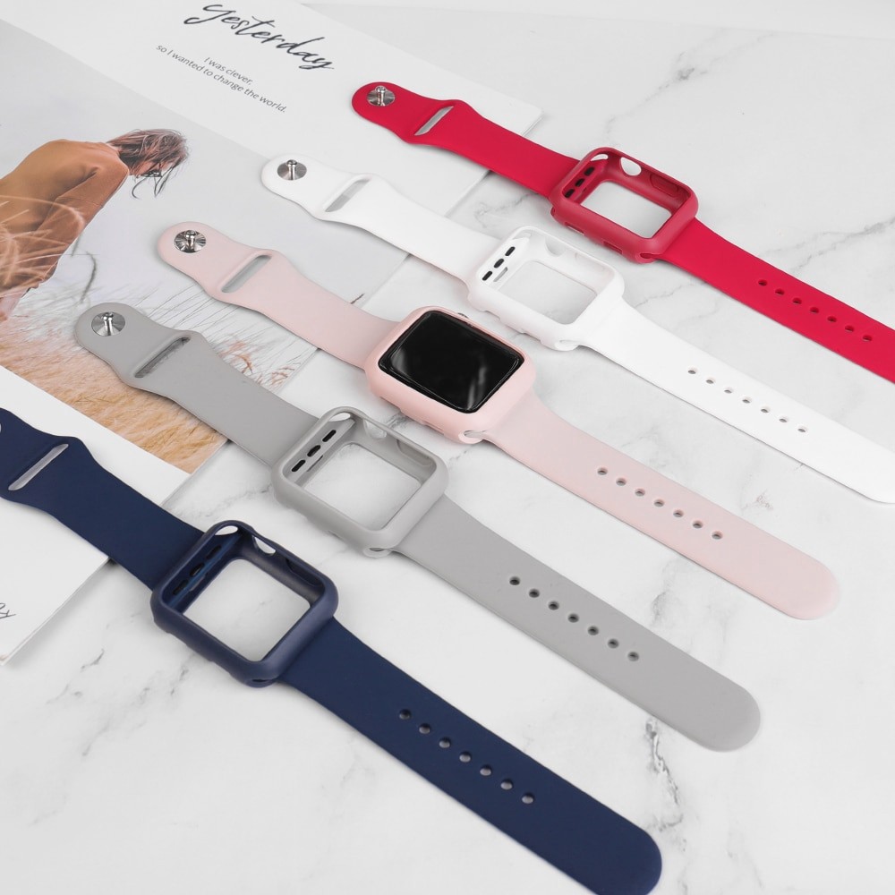 T500 W26 X7 FK78 FK88 AK76 M16 Smart Watch Silicone Strap+Case 44mm ...