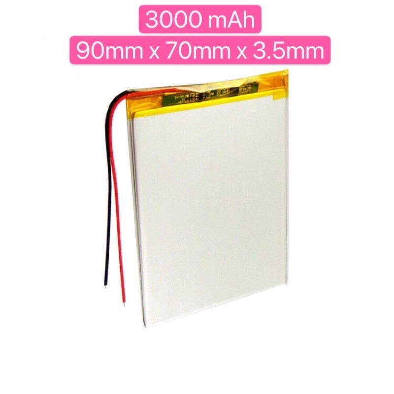 Original China Tablet Battery 3000mAh 90mm x 70mm x 3.5mm bateri tab ...