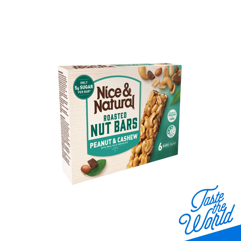 Nice & Natural Roasted Nut Bar (192g) | Shopee Malaysia