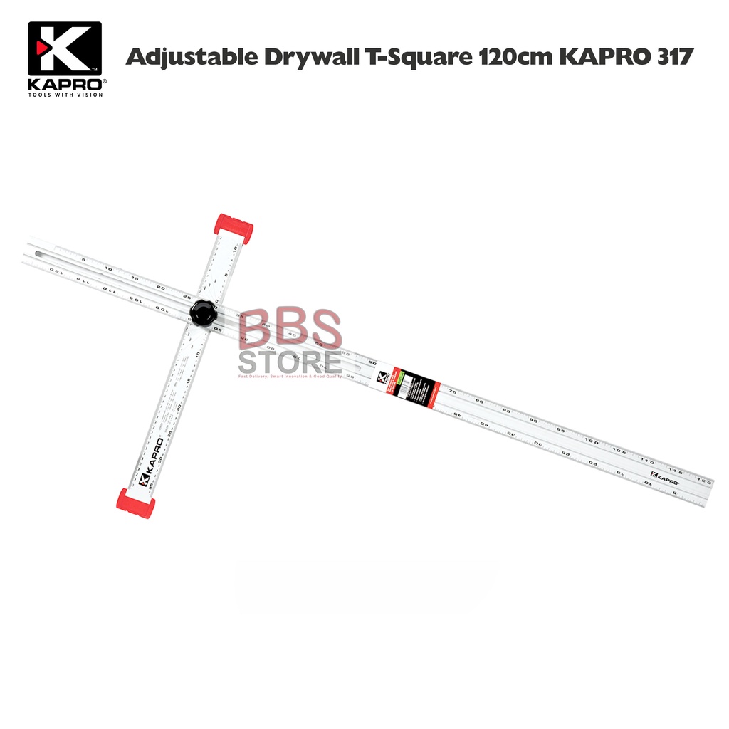 KAPRO 317 120cm T-Square Adjustable Drywall Ruler | Shopee Malaysia