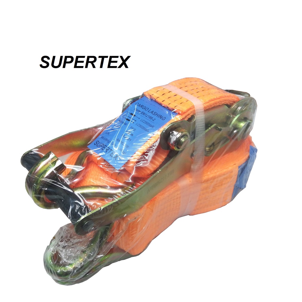 SUPERTEX Cargo Lashing Ratchet Lashing System C/W Both End Double "J ...